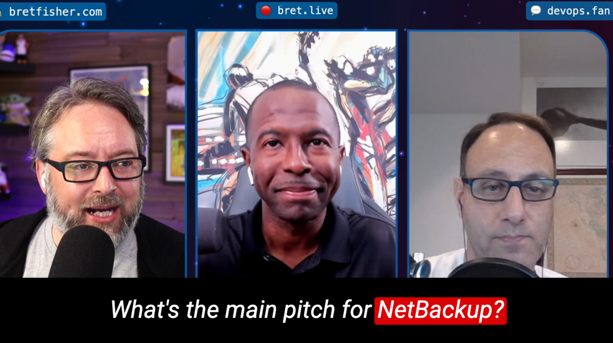 🎧 Podcast Ep144: NetBackup for Kubernetes · Bret Fisher