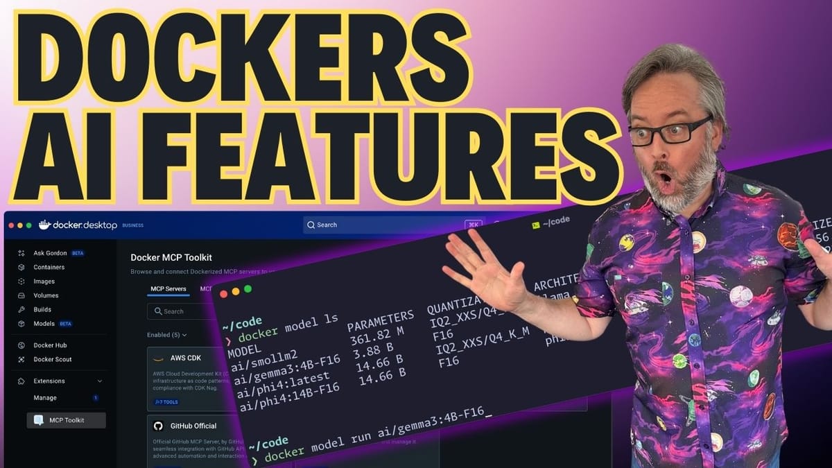 Docker AI, Model Runner, and MCP Toolkit · Bret Fisher
